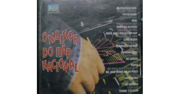 CD O Melhor Do Rap Nacional Vol. 1