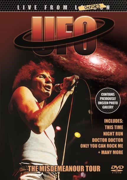 DVD UFO - Live From Oxford: The Misdemeanour Tour