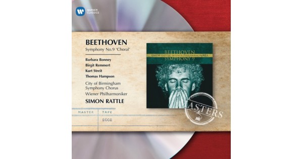 CD Simon Rattle - Beethoven Symphony Nº 9 - Série Masters